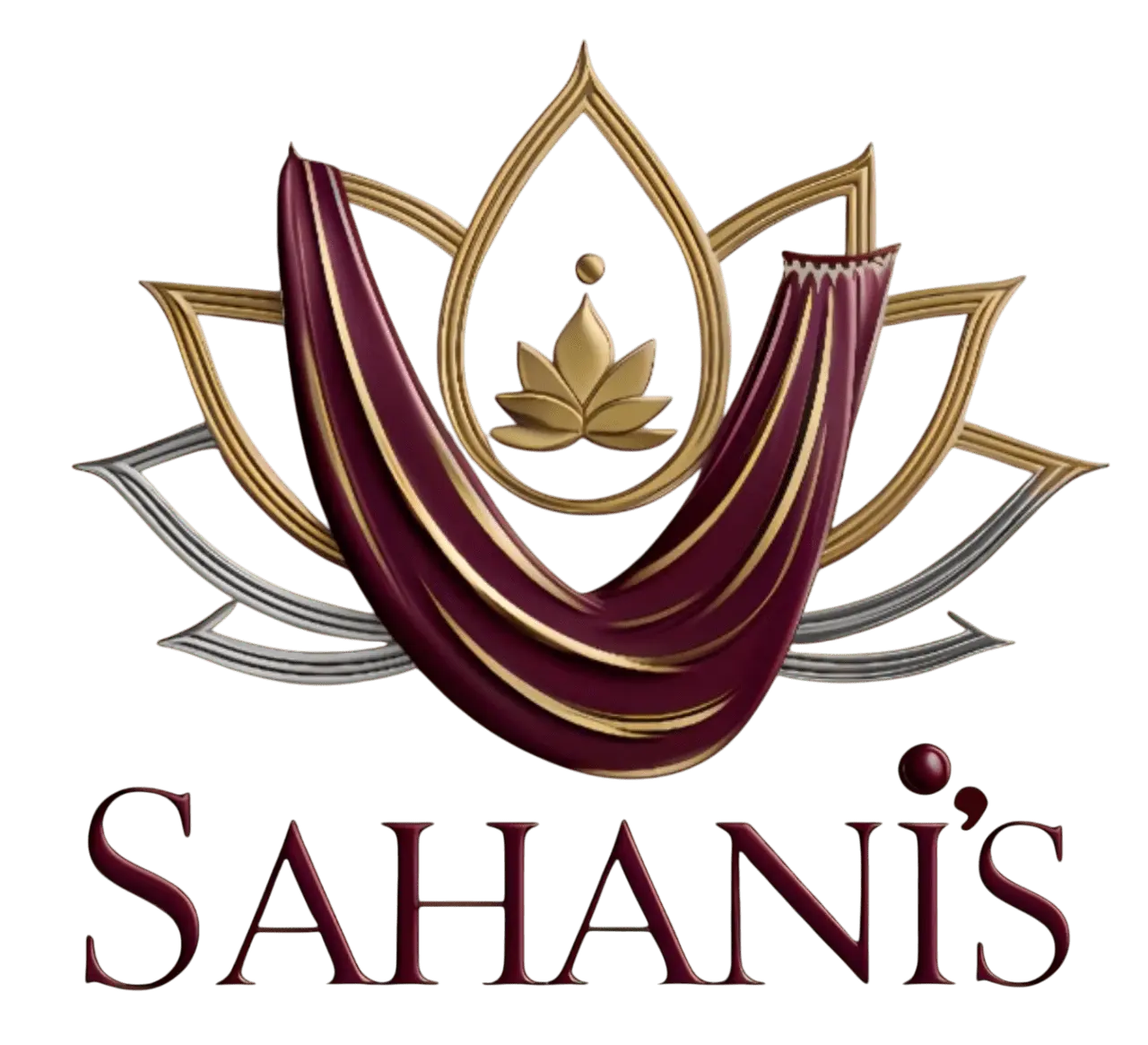 Banarasi Handwoven Tissue Saree in Silver Grey with Zari & Luxe Lace ...